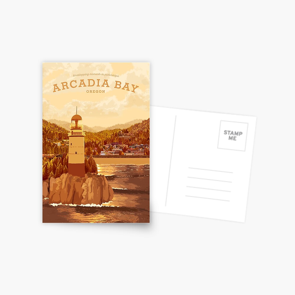 "Life is Strange - Arcadia Bay Travel Poster (Sunset)" Postcard for ...
