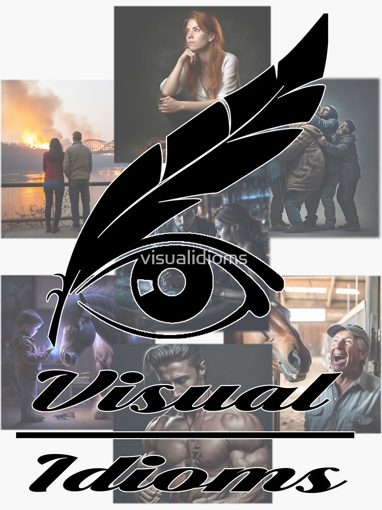 "Visual Idioms - Compilation 02" Sticker for Sale by visualidioms ...