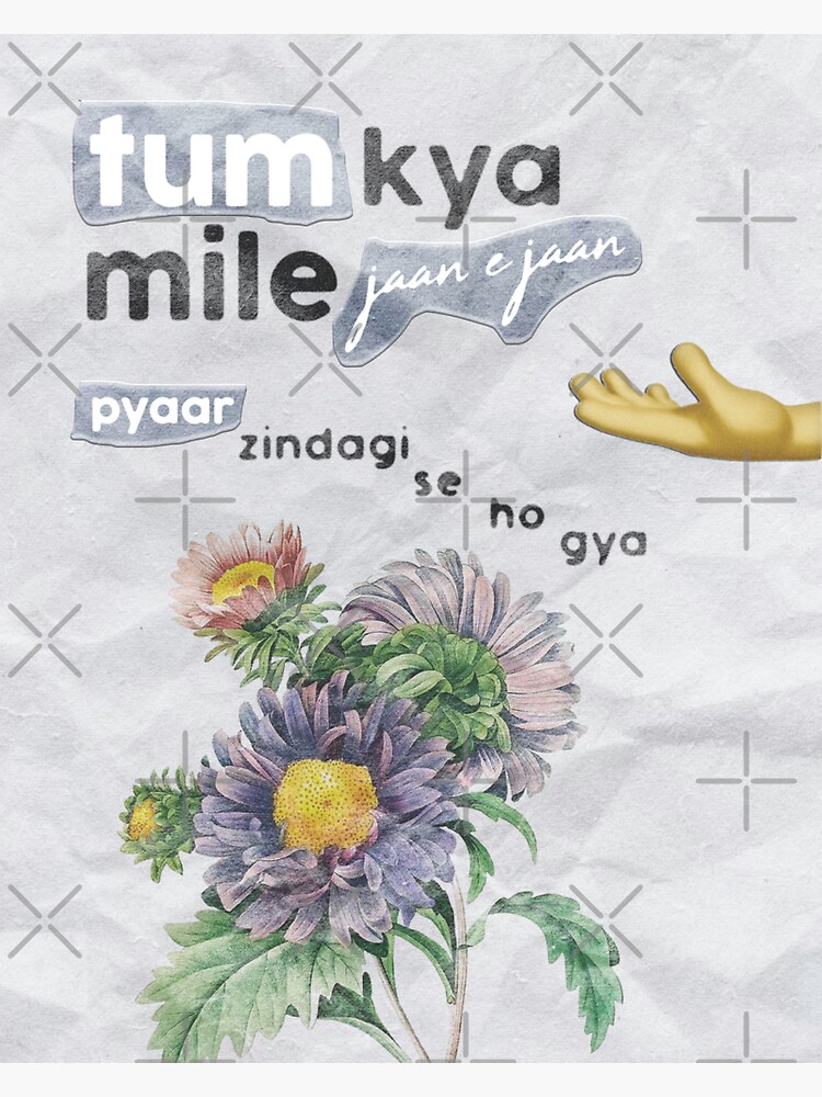 "Tum Kya Mile Jaane Jaan" Sticker for Sale by hrekh | Redbubble
