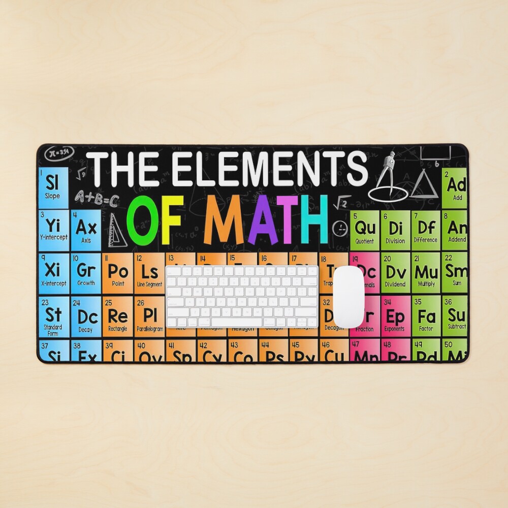 "The Elements Of Math" Poster for Sale by jayspotterr | Redbubble