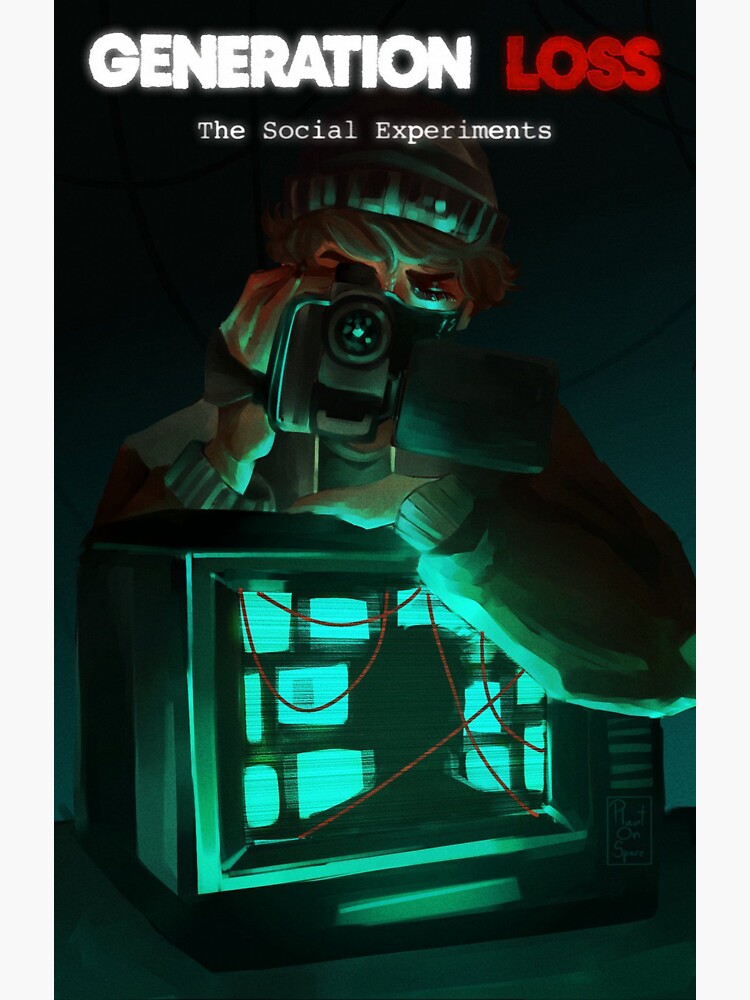 "Generation Loss Sticker Poster" Sticker for Sale by Obsid1anking ...