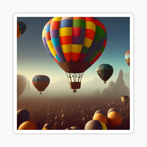 "Balloon Party" Sticker for Sale by SmartPufferFish | Redbubble