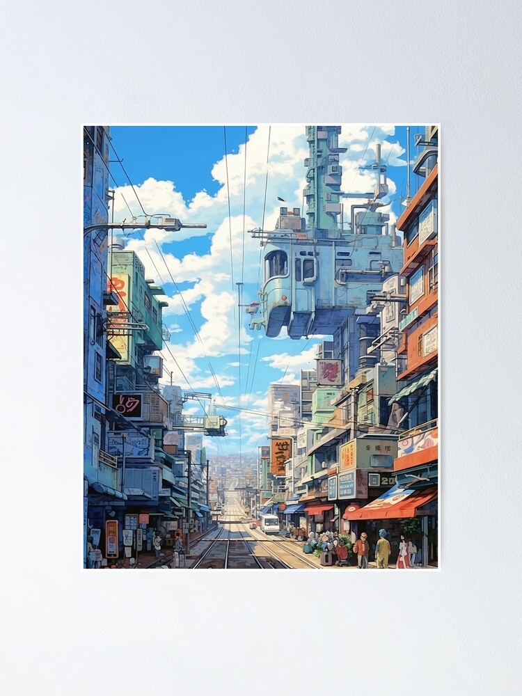 "aesthetic tokyo street" Poster for Sale by BrandonUnder | Redbubble