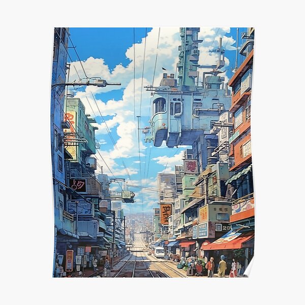 "aesthetic tokyo street" Poster for Sale by BrandonUnder | Redbubble