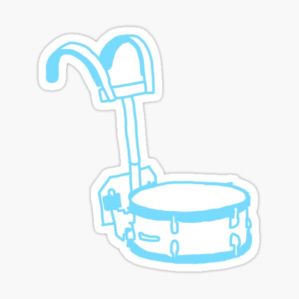 "Marching Snare Drum" Sticker by Rocket-To-Pluto | Redbubble
