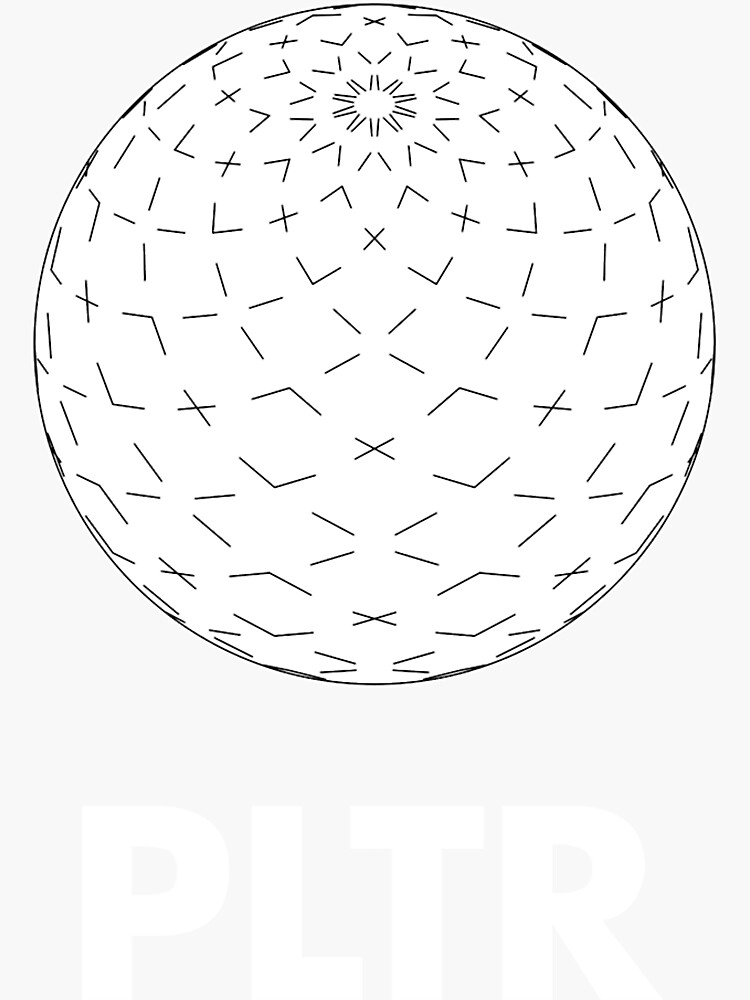 "PLTR Palantir " Sticker for Sale by KingWorkshop | Redbubble