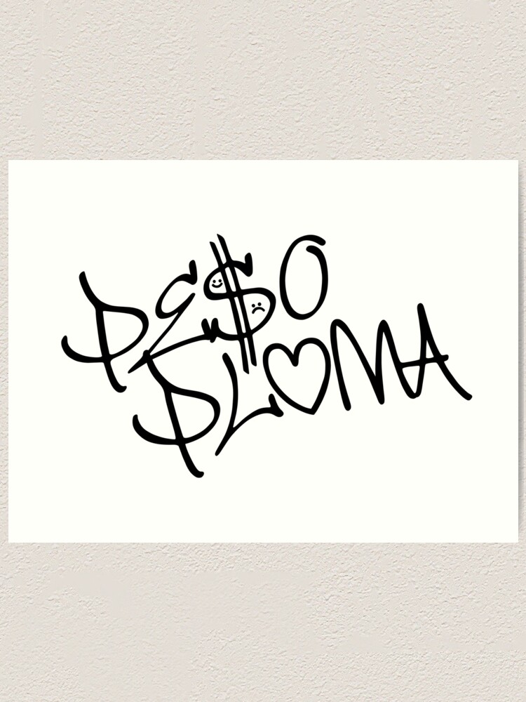 "Peso Pluma logo" Art Print for Sale by OmoYolo | Redbubble