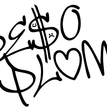 "Peso Pluma logo" Sticker for Sale by OmoYolo | Redbubble