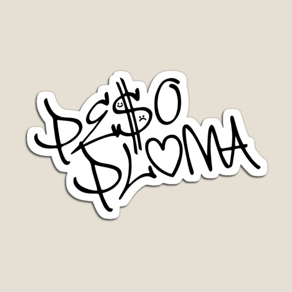 "Peso Pluma logo" Magnet for Sale by OmoYolo | Redbubble