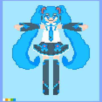 "hatsune miku V4C" Postcard for Sale by Paper HANk | Redbubble