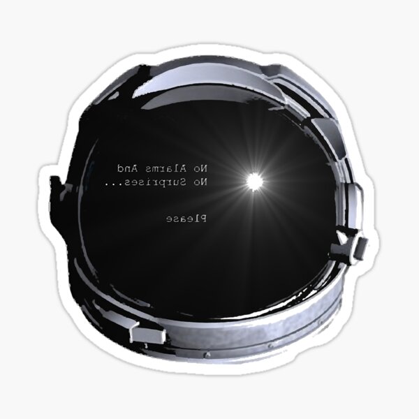 "No Surprises " Sticker for Sale by BeverlyCrawford | Redbubble