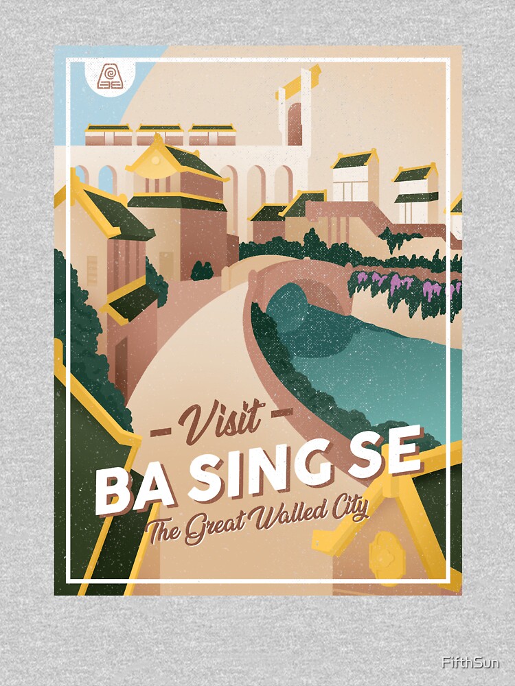 "Avatar: The Last Airbender Ba Sing Se Travel Poster" Essential T-Shirt ...