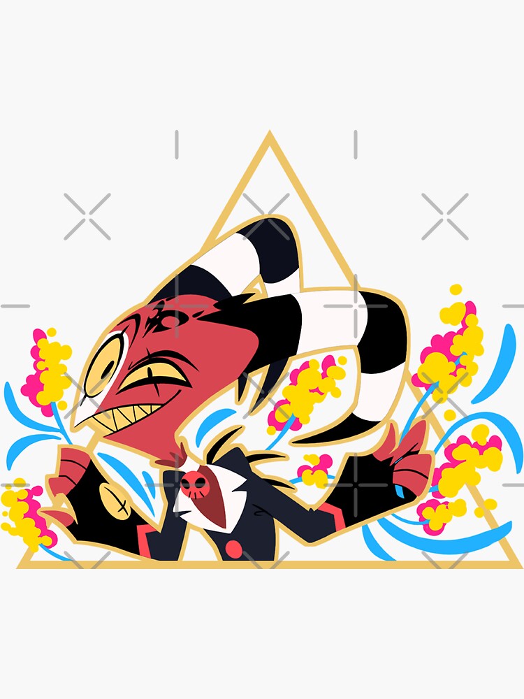 "Helluva Boss - Pride Blitzo" Sticker for Sale by -RotaS- | Redbubble
