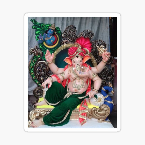 "Lord Ganesha, Ganpati Deva,Ganesh, Devta, pratham" Sticker for Sale by ...