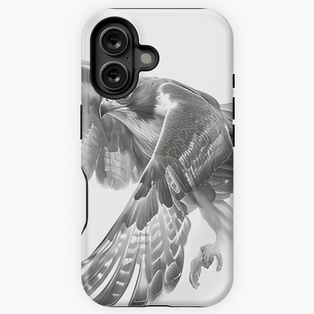 "Black and white Hawk pencil drawing" Sticker for Sale by Pencil-Art | Redbubble
