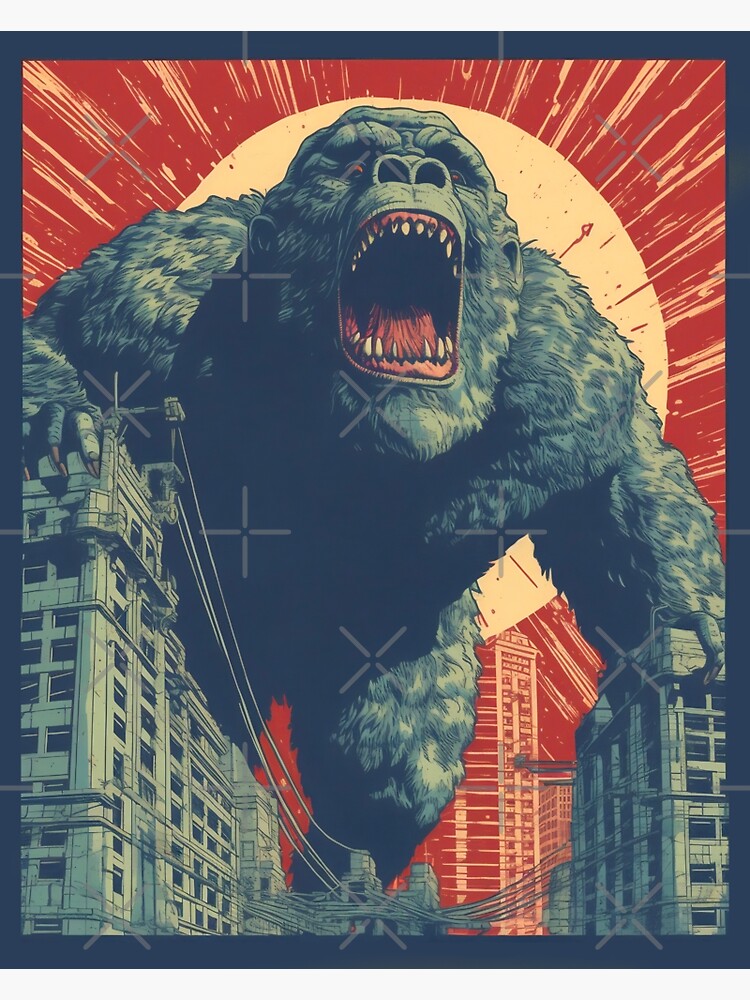 "The Rage of Kong" Sticker for Sale by thecinefeel | Redbubble