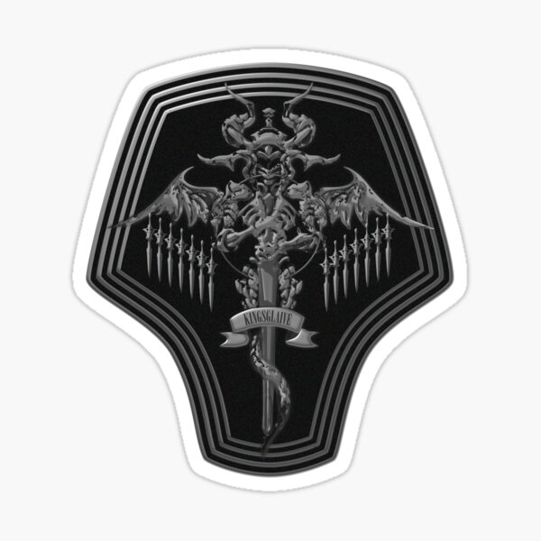 "Kingsglaive Badge Textured Stickers" Sticker for Sale by bewaresnakes ...