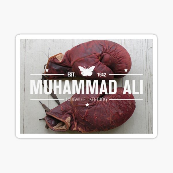 "muhammad ali (7)" Sticker for Sale by AprikoByA456 | Redbubble
