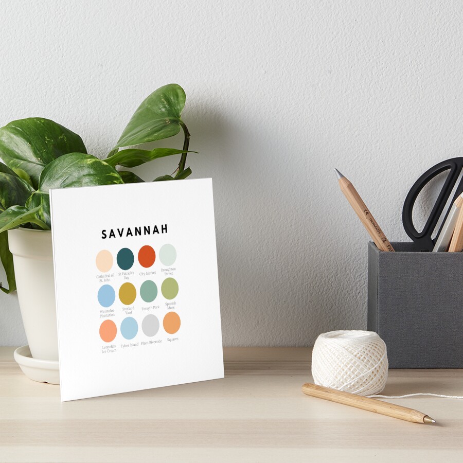 "Savannah Color Palette" Sticker for Sale by annesleyemma | Redbubble
