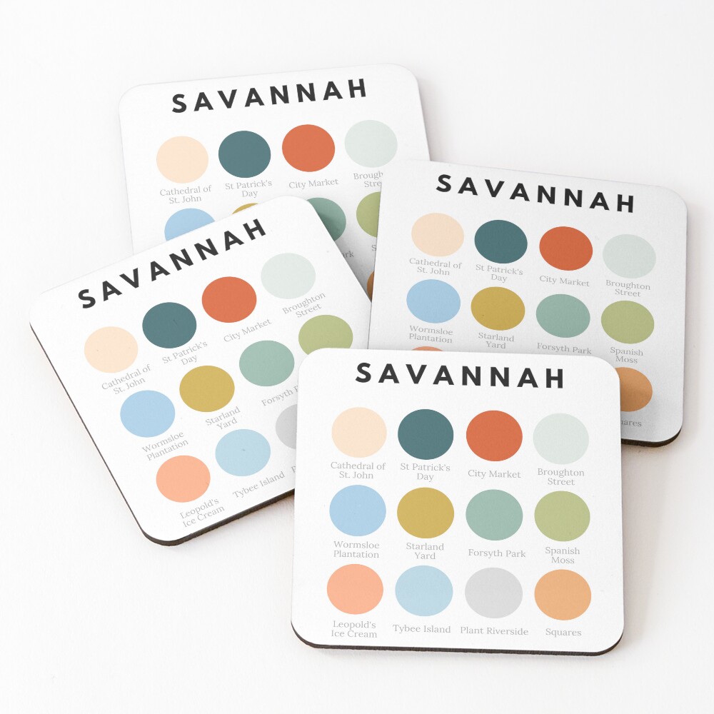 "Savannah Color Palette" Sticker for Sale by annesleyemma | Redbubble