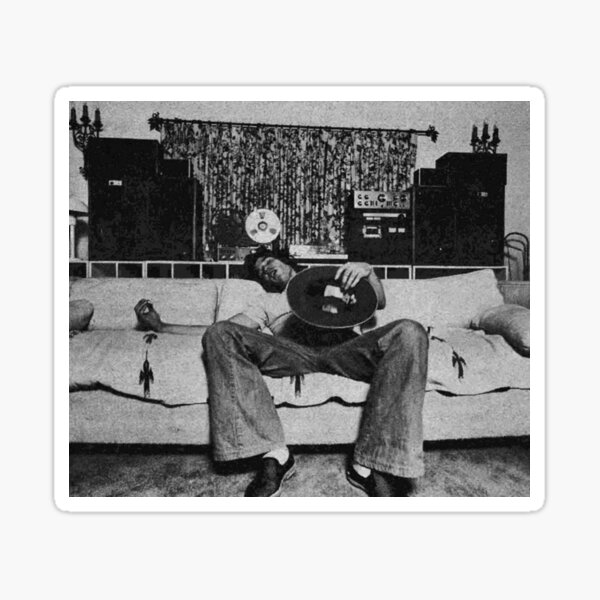 "Rick Danko Lounging " Sticker for Sale by alexis zak | Redbubble