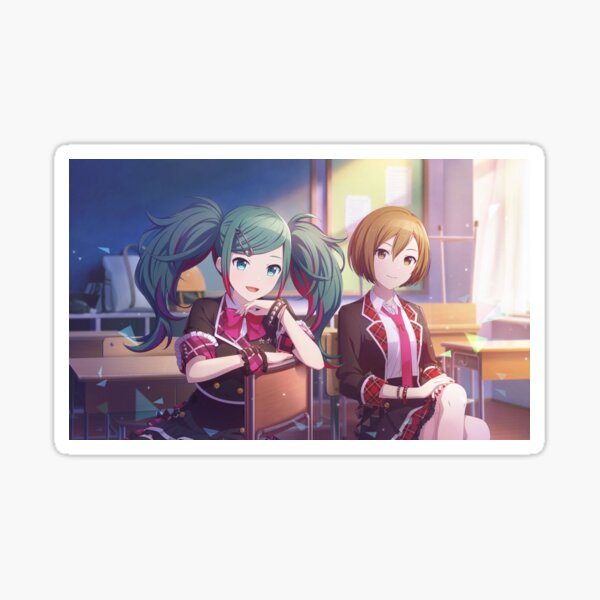 "Hatsune Miku and MEIKO" Sticker for Sale by Lauwuuh | Redbubble