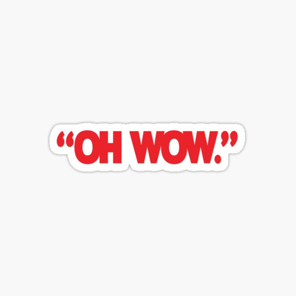 "Barry - oh wow" Sticker for Sale by MorganSites | Redbubble