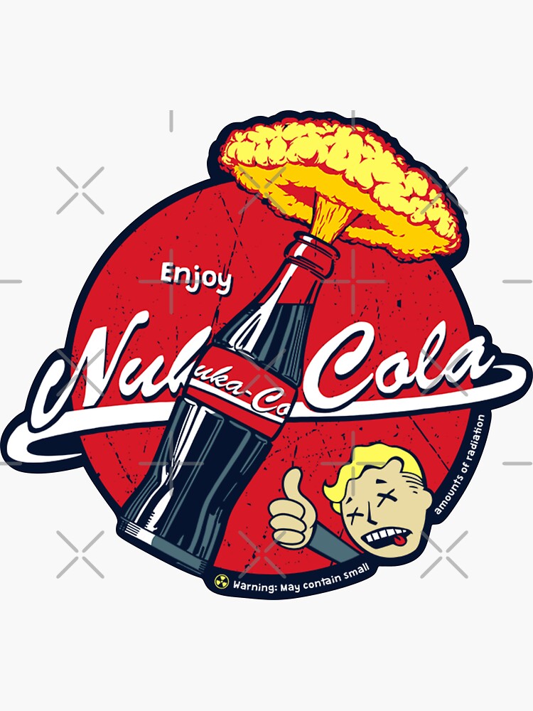 "Enjoy Nuka-Cola" Sticker by E1even1nk | Redbubble