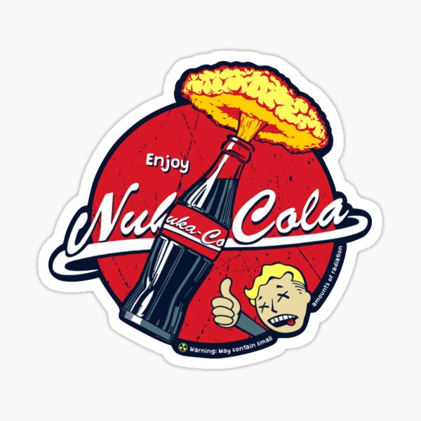 "Enjoy Nuka-Cola" Sticker by E1even1nk | Redbubble