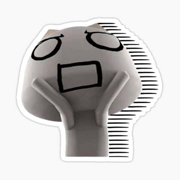 "horrified toro" Sticker for Sale by xosillycore | Redbubble