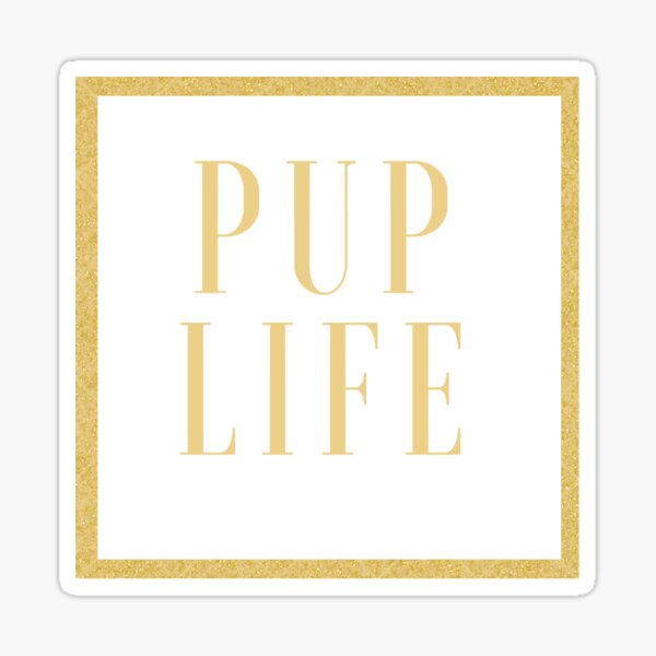 Human Pup Stickers | Redbubble