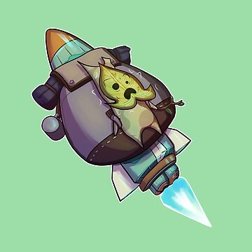 "Backpack Korok Rocket" Sticker for Sale by AnxiousTrashArt | Redbubble
