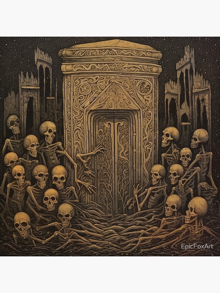 Inside The Mausoleum: Art Brut Horror Premium Matte Vertical Poster ...