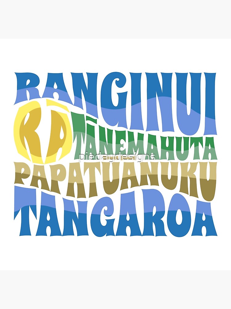 "Maori Gods Nga Atua" Poster for Sale by piedaydesigns | Redbubble