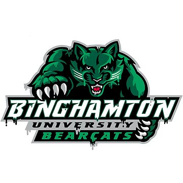 "Binghamton University Bearcats Dripping logo" Sticker for Sale by ...