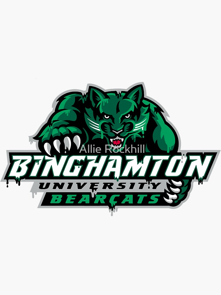 "Binghamton University Bearcats Dripping logo" Sticker for Sale by ...