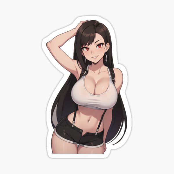 Tifa Lockhart Sticker For Sale By Mindworldz Redbubble
