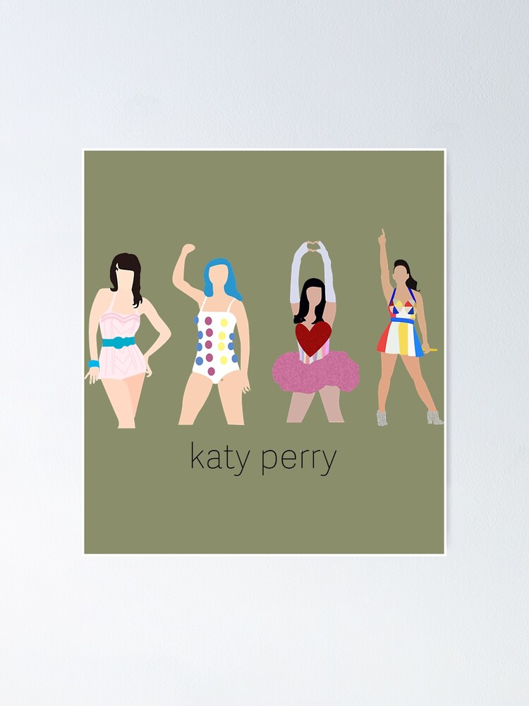 "Katy Perry Cartoons" Poster for Sale by NetaMasse | Redbubble