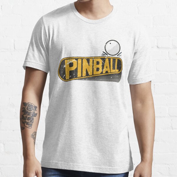 "Pinball Machine Flipper And Metal Ball Classic Retro" T-shirt for Sale ...