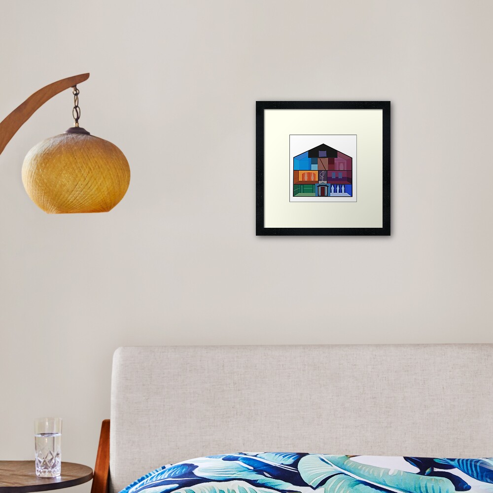 "Lover House" Sticker for Sale by Nurhanmarie | Redbubble