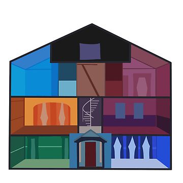 "Lover House" Sticker for Sale by Nurhanmarie | Redbubble