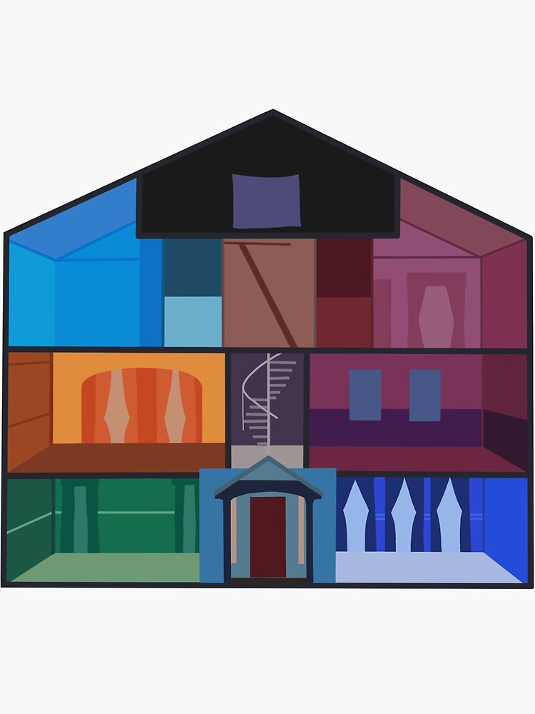 "Lover House" Sticker for Sale by Nurhanmarie | Redbubble