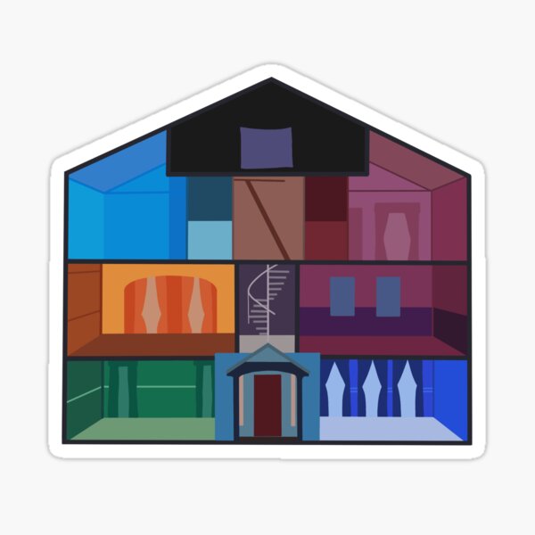 "Lover House" Sticker for Sale by Nurhanmarie | Redbubble