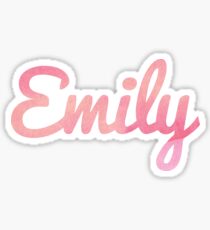 Emily Name Stickers | Redbubble