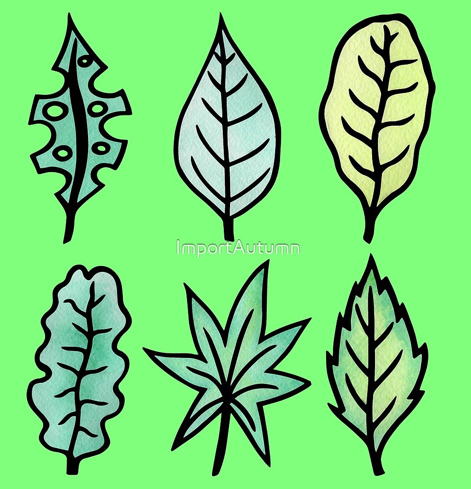 "Leaf, Leaves and More Leaves Pattern " by ImportAutumn | Redbubble