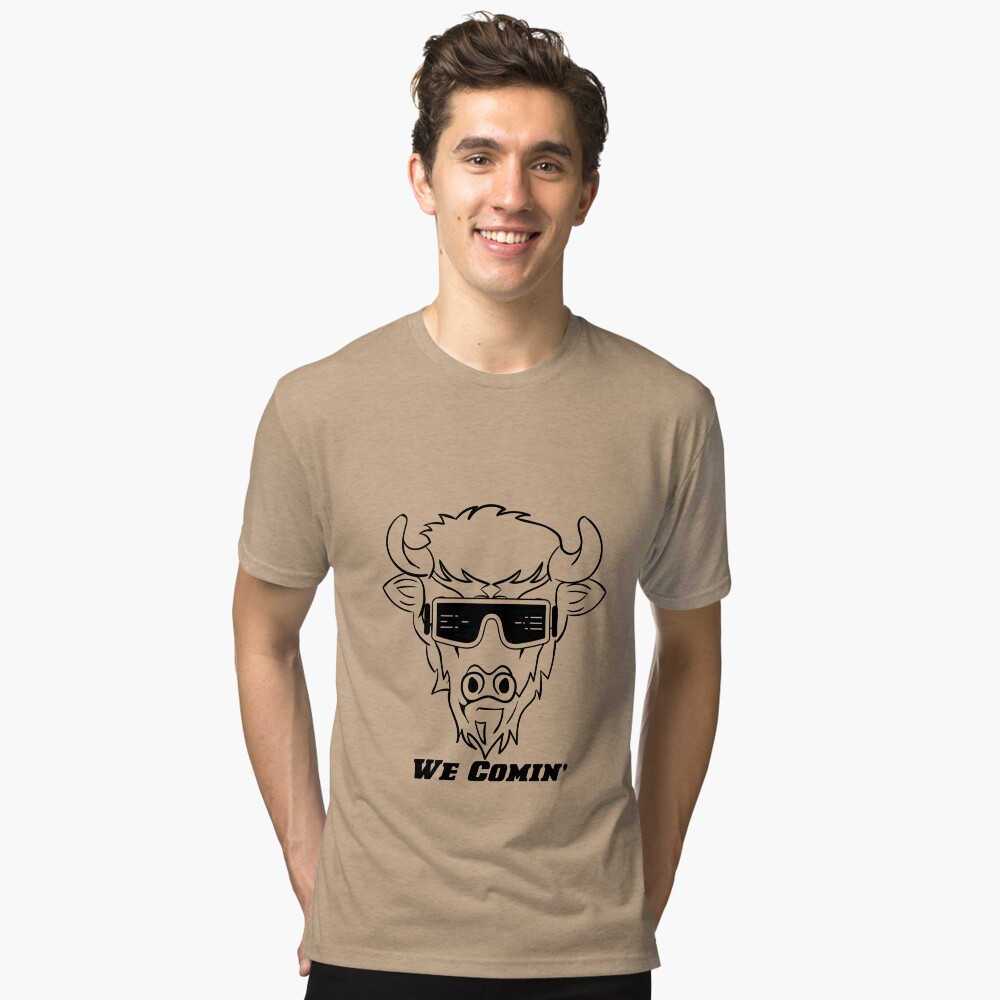 "We Comin, Buffalo sticker. Colorado" Sticker for Sale by mnkygirl13 ...