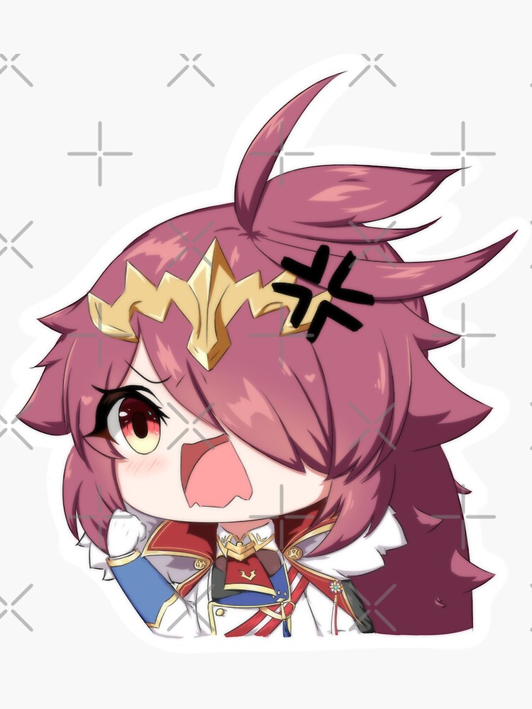 "LionHeart Cermia Angry| Epic Seven " Sticker by CielVil | Redbubble
