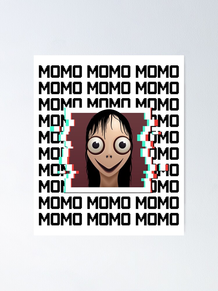 "Momo Scary Pixel Art" Poster for Sale by Veopiier45 | Redbubble
