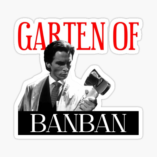 "Garten of Banban logo" Sticker for Sale by Maxtown | Redbubble
