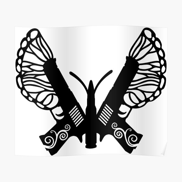 "Butterfly Gun" Poster for Sale by no-doubt | Redbubble